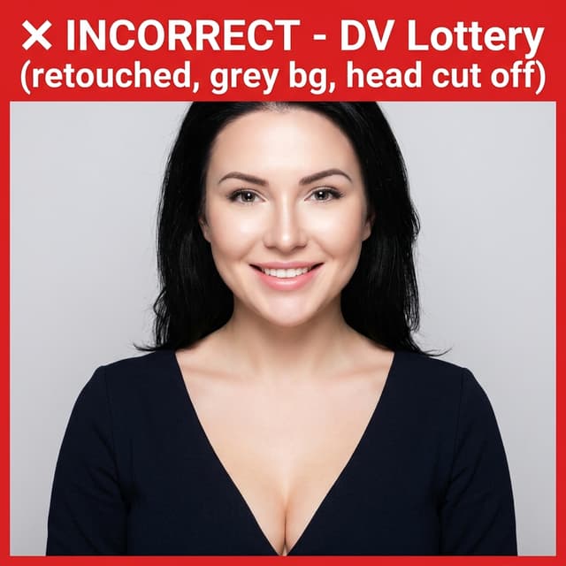US Green Card Lottery (DV) Document Photo 600x600px Online Maker ...